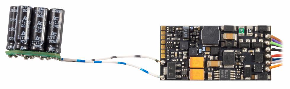 Energiespeicher für ZIMO Decoder | Elkos - Goldcaps - Supercaps - Tantals