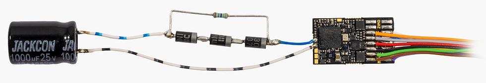 Energiespeicher für ZIMO Decoder | Elkos - Goldcaps - Supercaps - Tantals